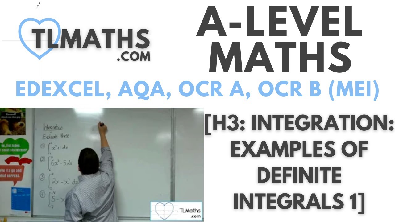 A-Level Maths: H3-04 [Integration: Examples of Definite Integrals 1 ...