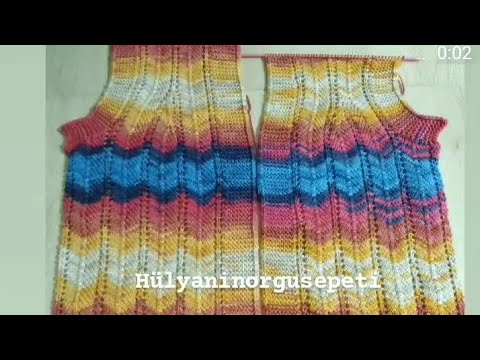 Batik Yelek Kol ve Yaka Kesimi #yelekörneği #çeyizlikyelek #yelekmodelleri