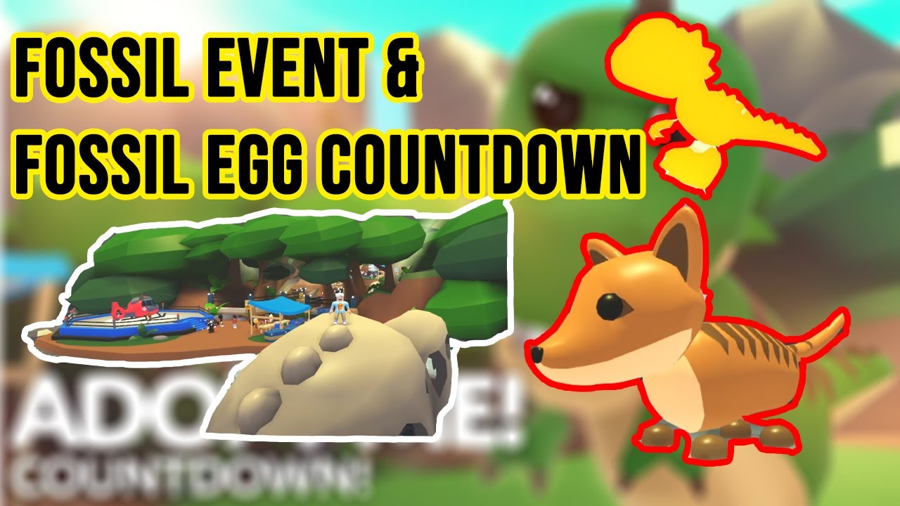 FOSSIL EGGS RELEASE DATE & Fossil Isle excavation event! (ROBLOX ADOPT ...