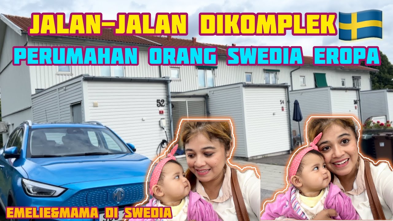 JALAN-JALAN DI KOMPLEK PERUMAHAN ORANG SWEDIA 🇸🇪EROPA - YouTube