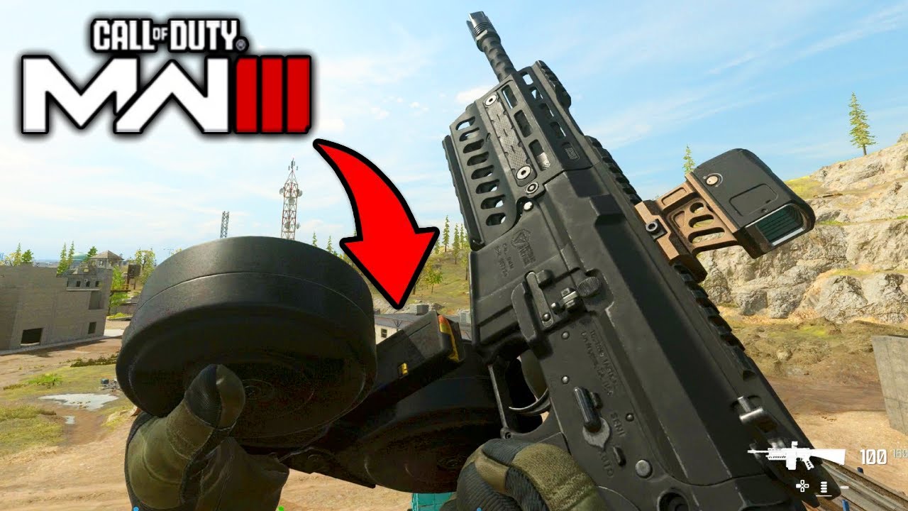 100 Rounds SMG - Custom M4 SMG (AMR9) in Modern Warfare 3 OPEN BETA ...