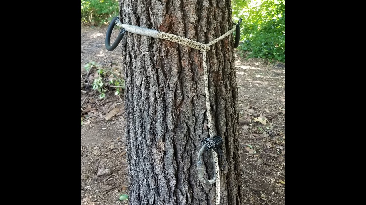 Climbing Rings...keep those hands from between the tree and rope! - YouTube