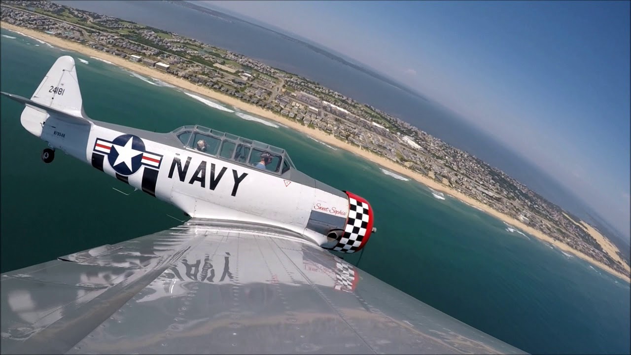 OBX Air Tours: Bo soars the skies of the Outer Banks in a T6 Texan ...