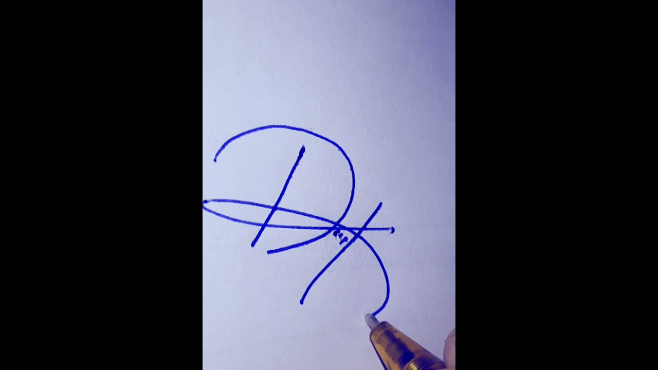Deepika signature #signature #sign #handwriting #handmade #shorts # ...