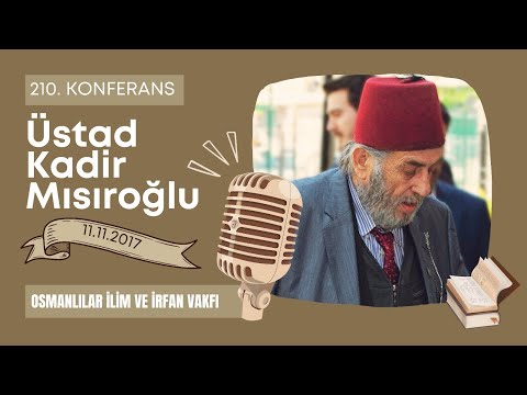 CS210 - Üstad Kadir Mısıroğlu - Siyonizm ve Yahudi - I - Cumartesi Sohbetleri