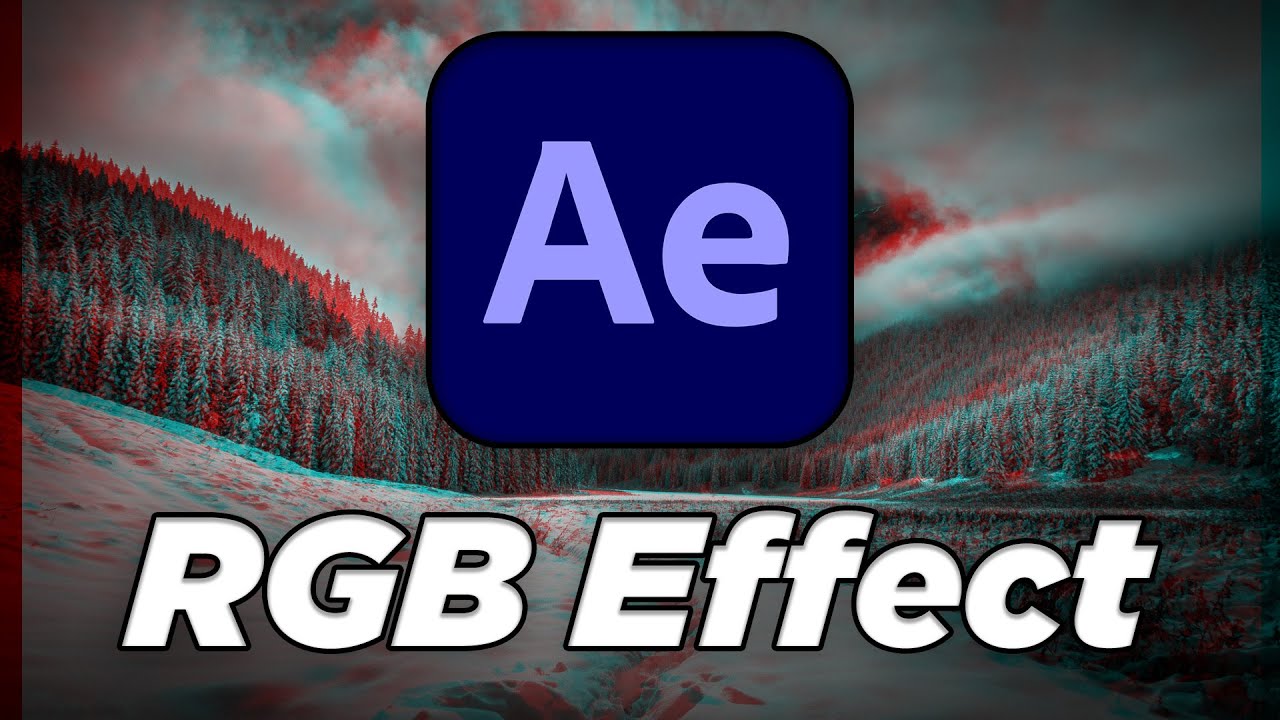 How to Make an RGB Effect in Adobe After Effects - YouTube