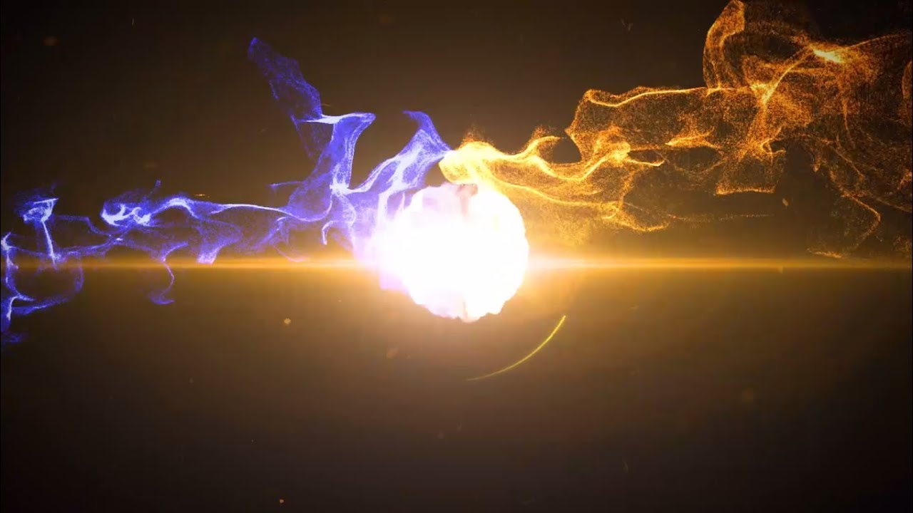 32. Epic Particle Reveal 2colors logo animation - YouTube