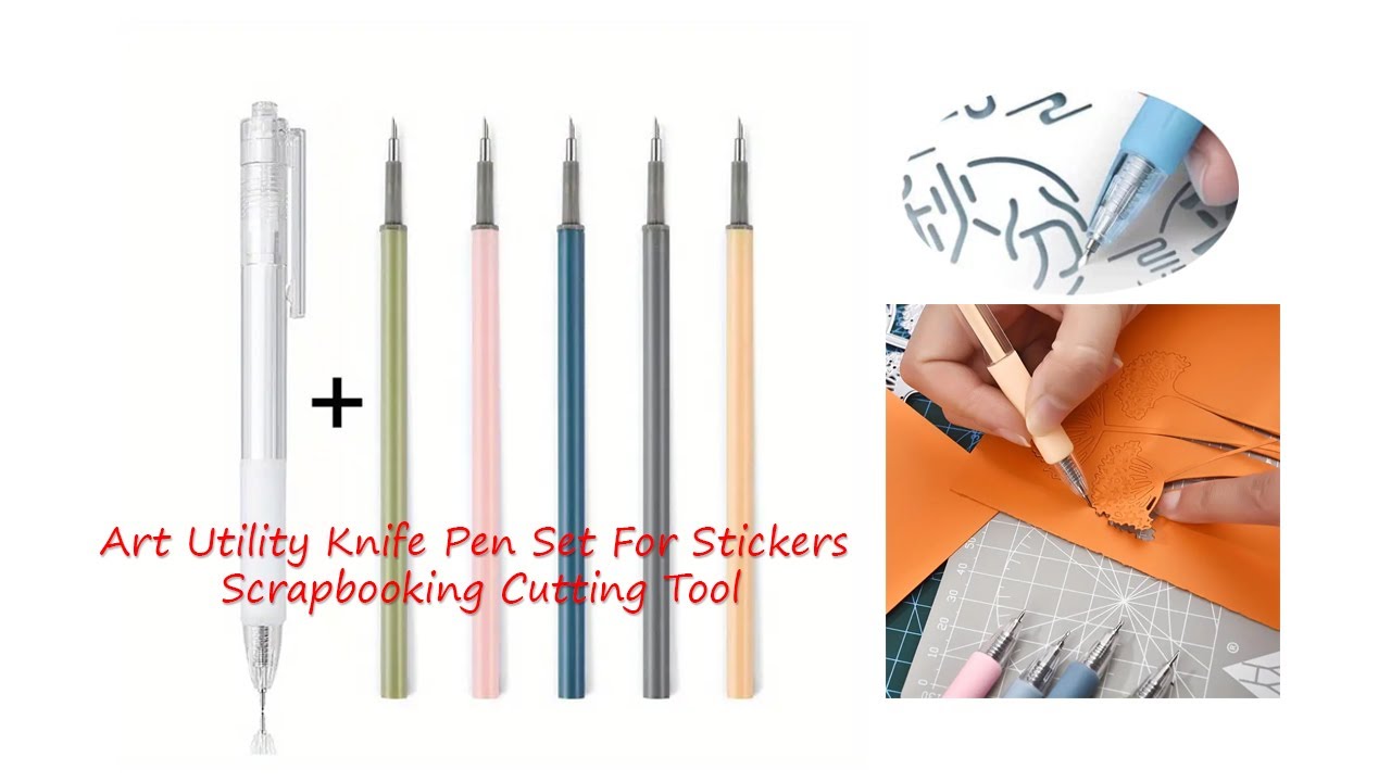 Art Utility Knife Pen Set - YouTube