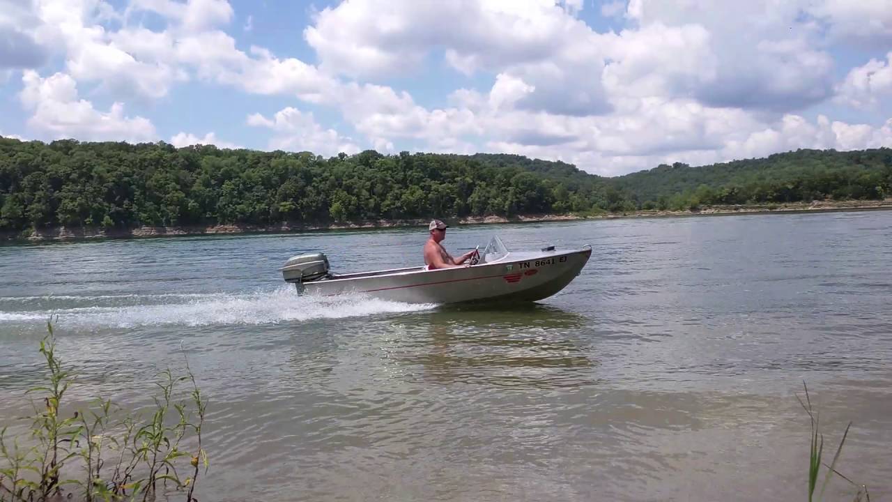 1959 Orlando Clipper & 1955 Johnson 25 hp - YouTube