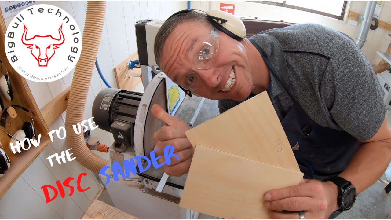 How to use the Disc Sander - YouTube