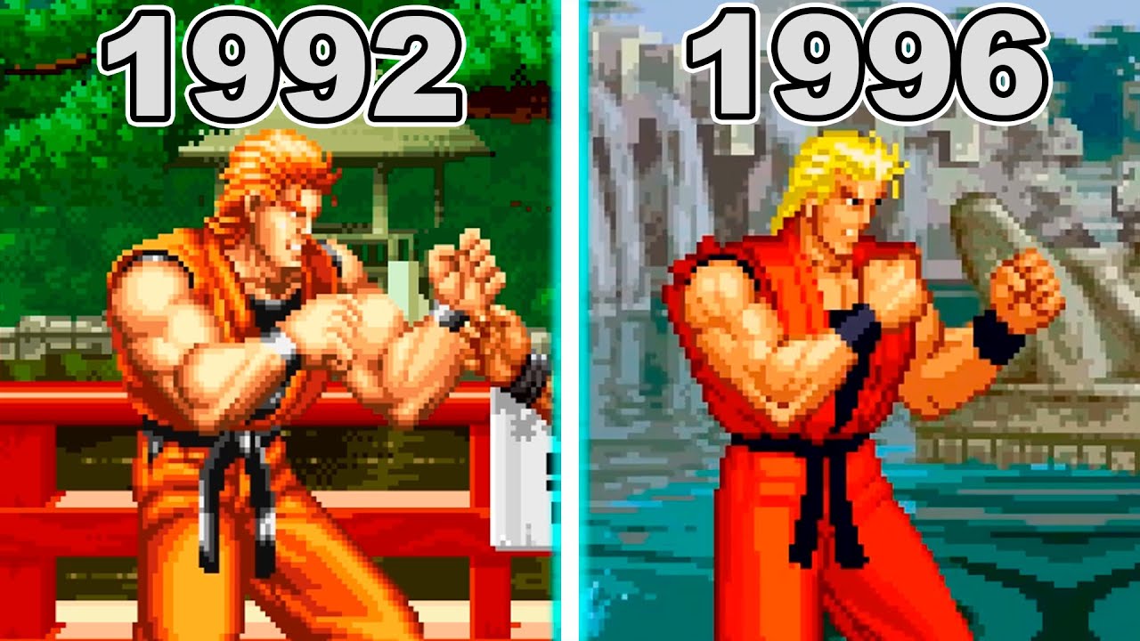 Art of Fighting Game Evolution (1992 - 1996) - YouTube