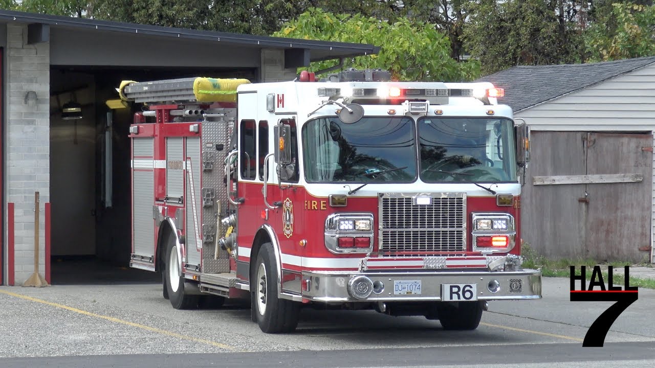 Surrey Fire Service - Rescue 6 Responding - YouTube