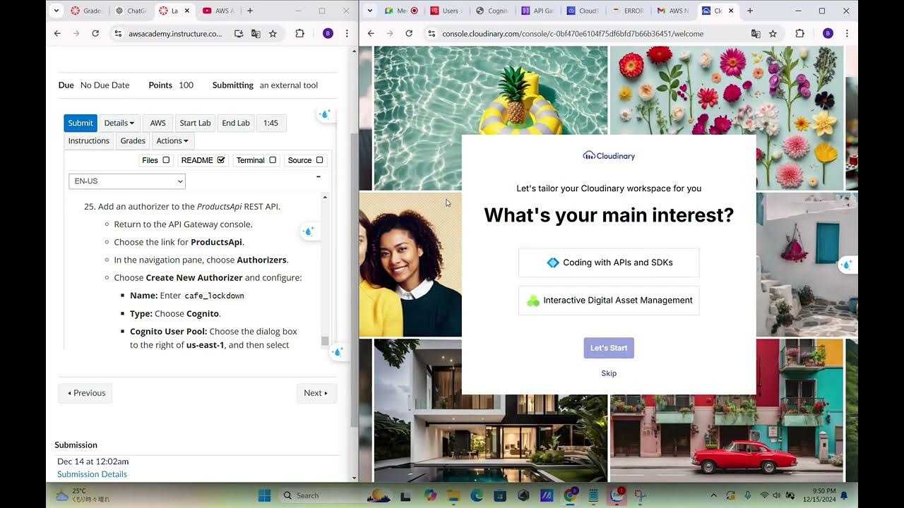 lab12 1 Implementing Application Authentication Using Amazon Cognito - YouTube
