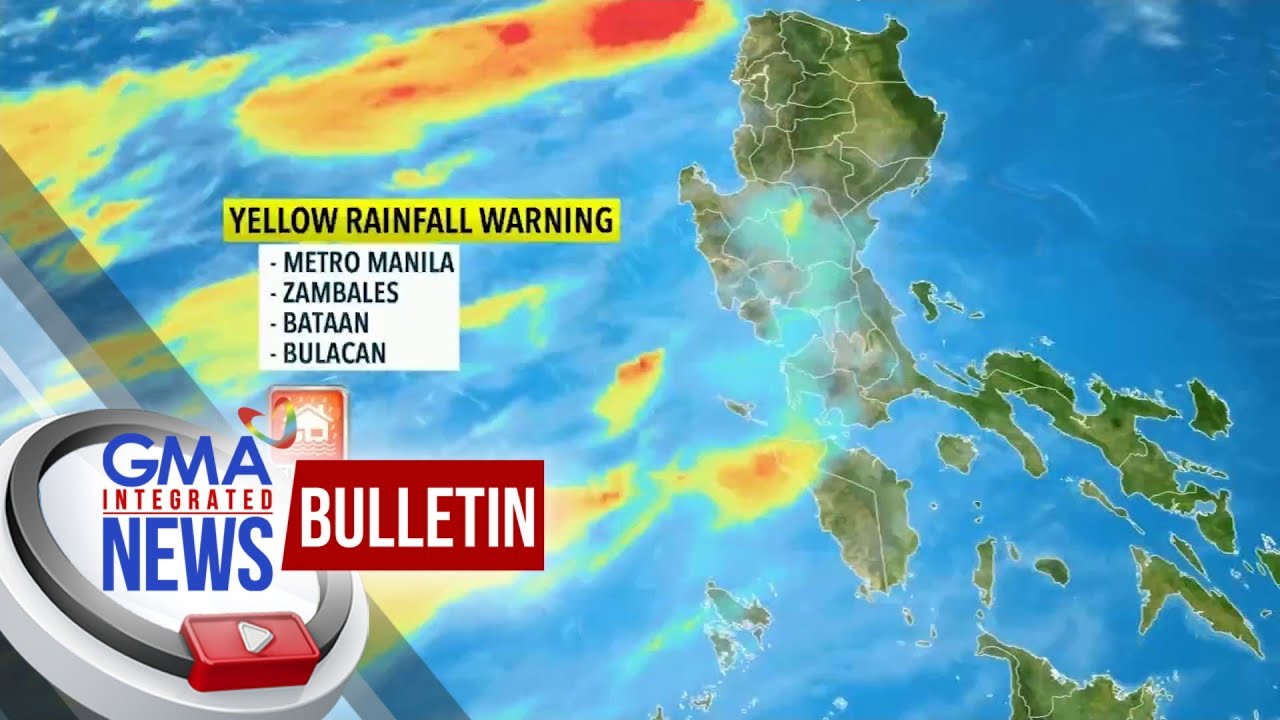 PAGASA: Yellow rainfall warning, nakataas sa NCR, Zambales... | GMA ...