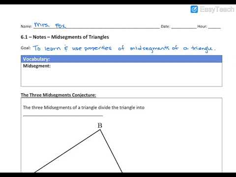 Fox - Geometry - 6.1 Notes