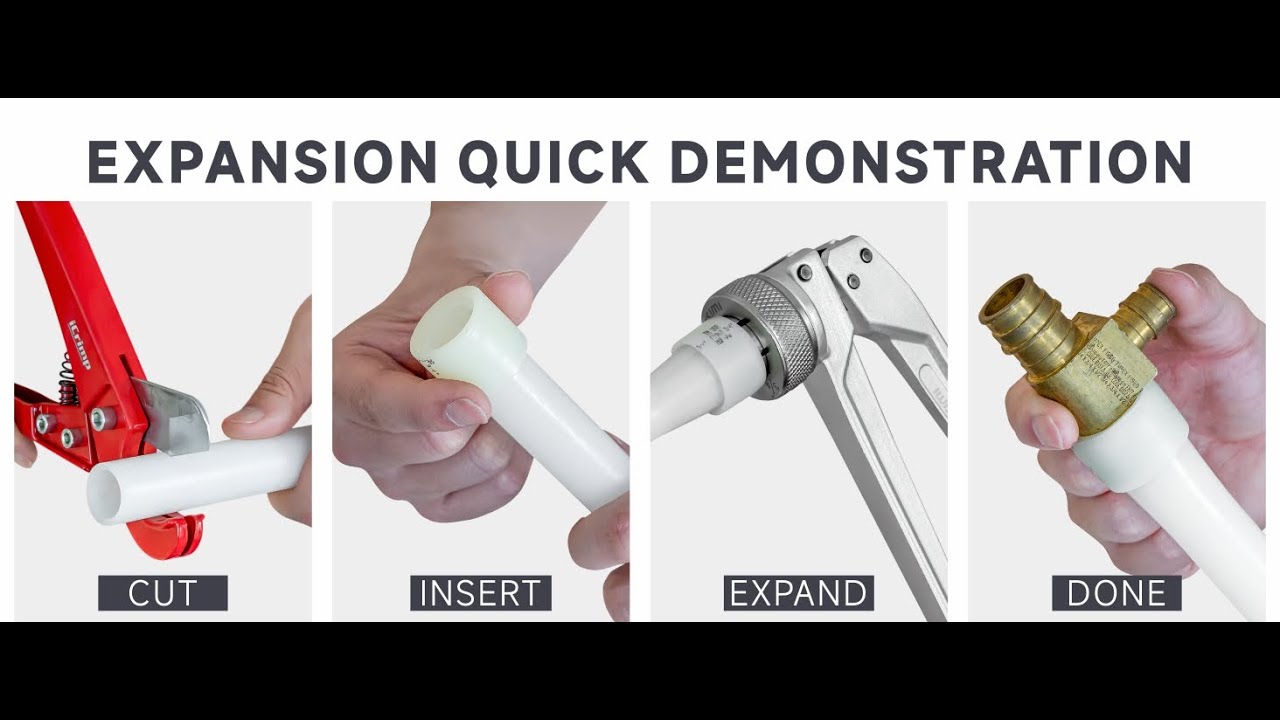 How to expand rings with ProPEX Expanded Tool Kit? - YouTube