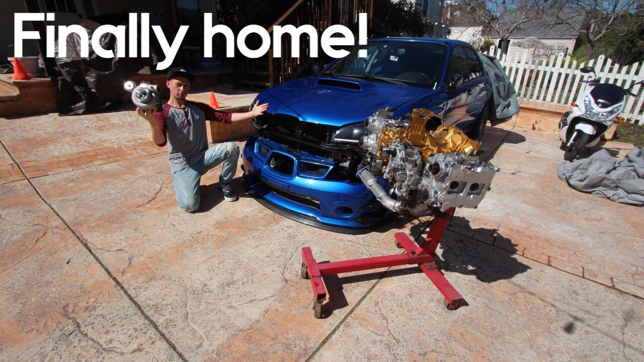 FULLY BUILT EJ255 WALKAROUND AND TURBO REVEAL! - YouTube