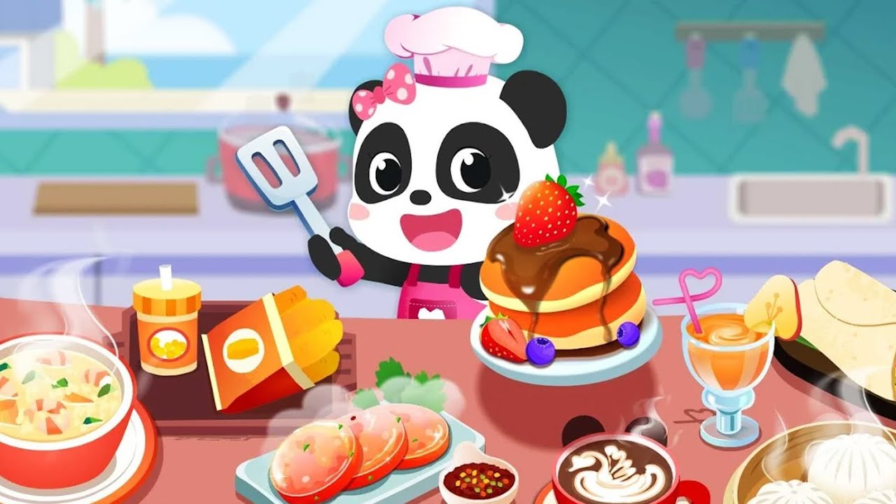 Baby Panda's Breakfast Cooking | Make Coffee And Cook Delicious Food ...