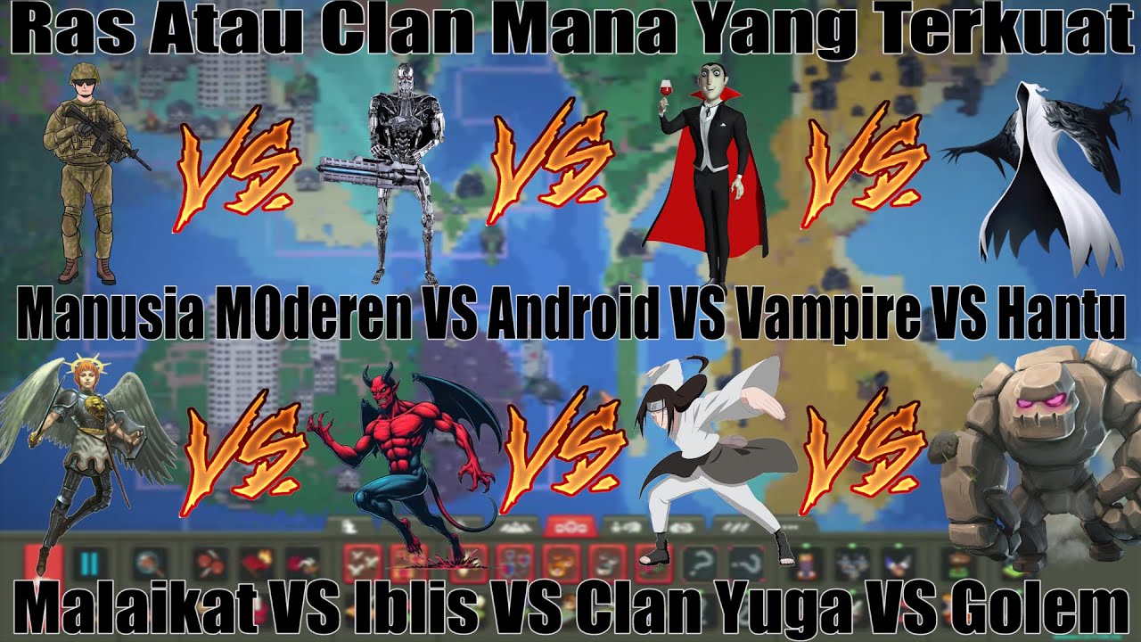 Manusia Modern VS Android Vs Vampire VS Hantu VS Malaikan VS Iblis VS ...
