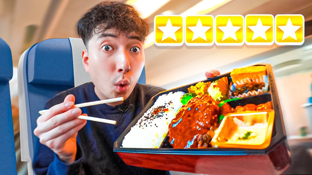 Japanese BENTO BOX on The BULLET TRAIN! (Shinkansen From Tokyo to Osaka ...