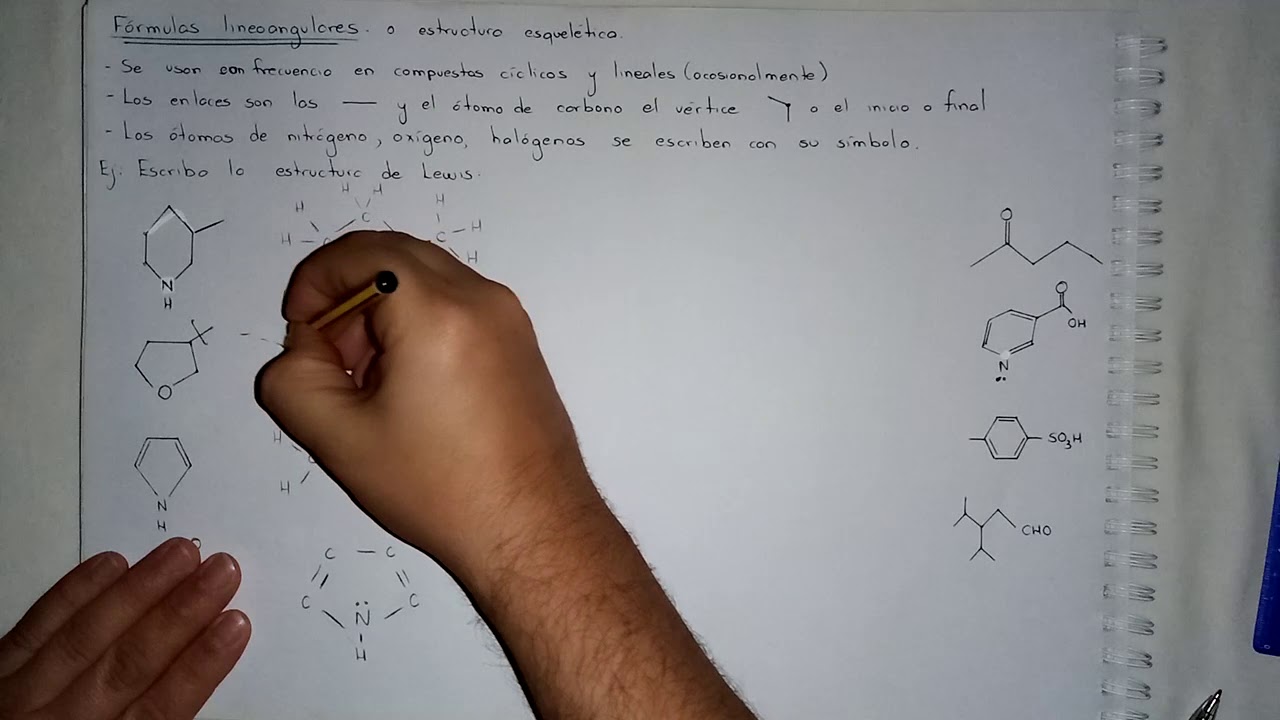 Química Orgánica Clase 4 Estructuras Lineoangulares - YouTube