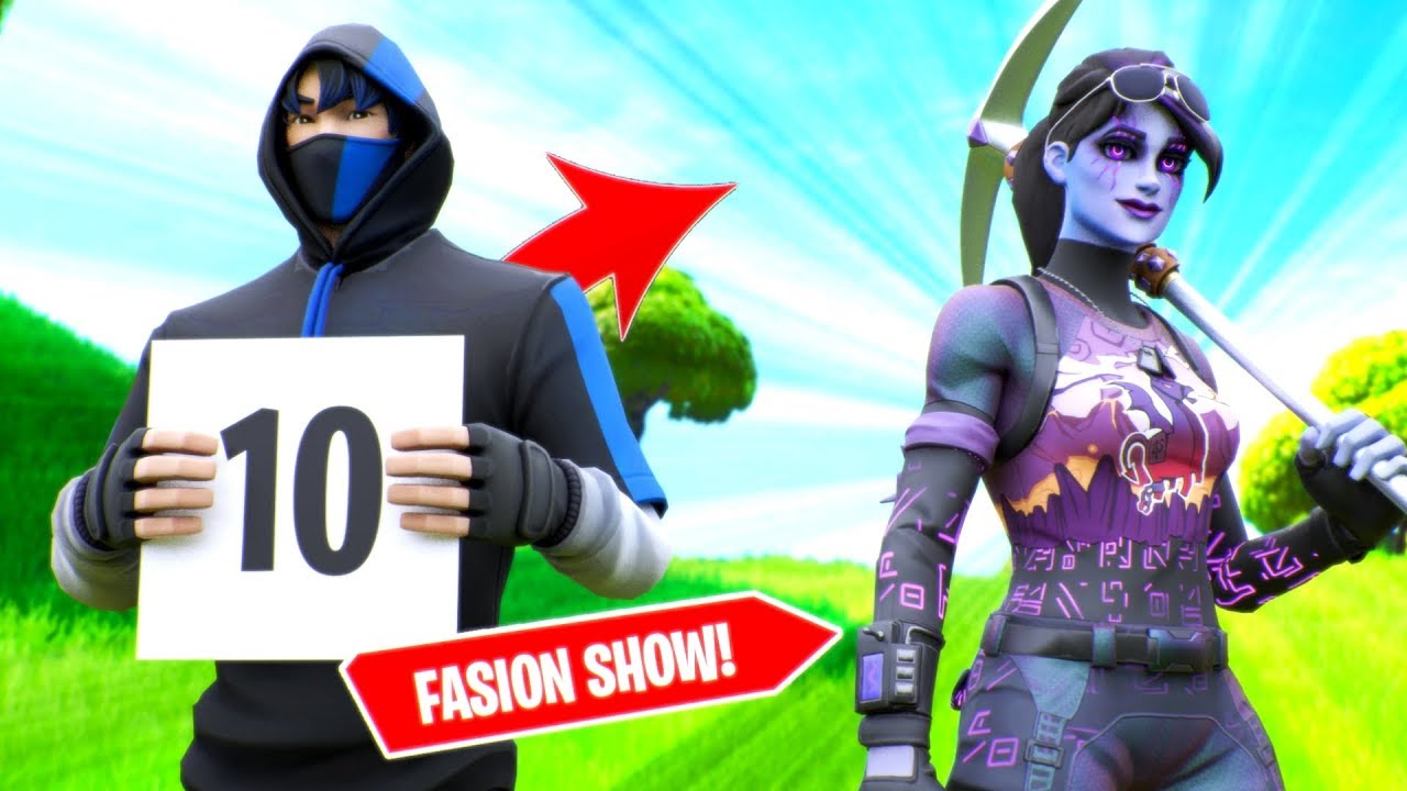Fortnite Fashion Show! Skin Competition! *BEST SKINS AND EMOTES WIN* Pt ...