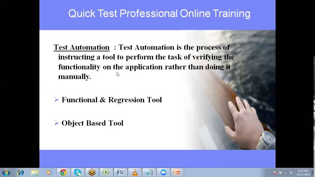 QA\QTPTraining | QA\QTP Tutorial | Online QA\QTP Training --(Vijay) - YouTube