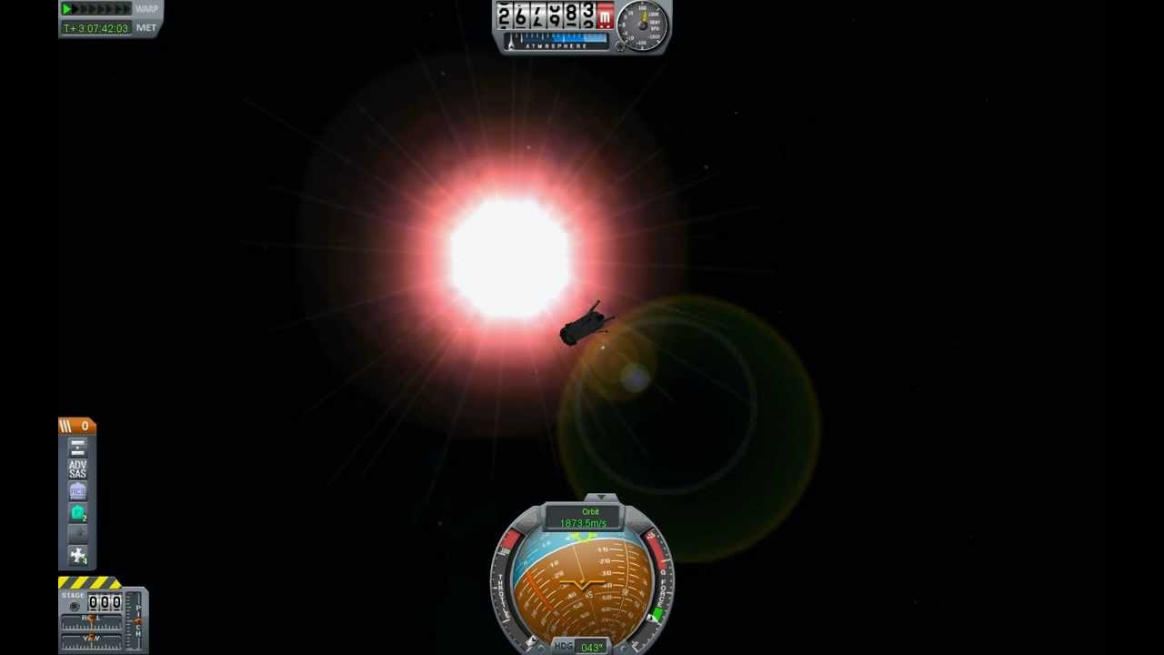 Kerbal Space Program Solar Eclipse - YouTube
