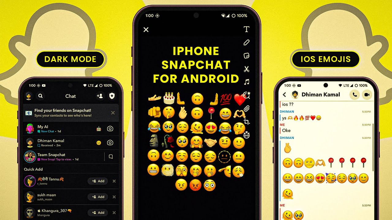 iOS Snapchat For Android 🍎 - YouTube