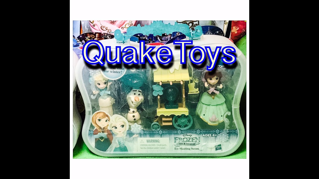 New Disney Frozen Little Kingdom Ice Skating Scene Play Set Anna Elsa ...