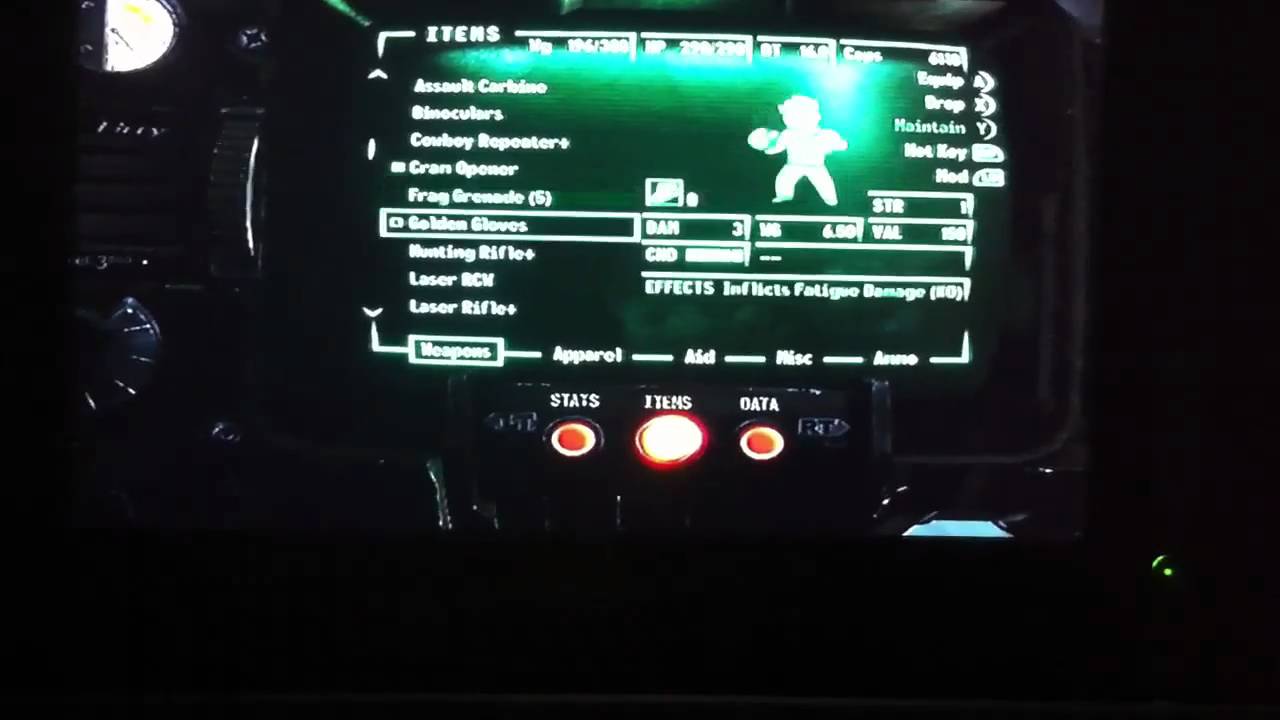 Fallout new Vegas- Special Weapons- Laser RCW - YouTube