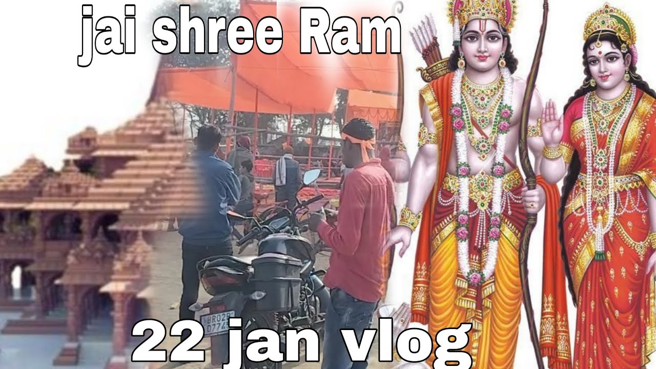 Jan 22, 2024 vlogs Jai Shree Ram 🚩🚩🚩#motovlog #22january2024 #jaishreeram #rider #mt15lover # ...