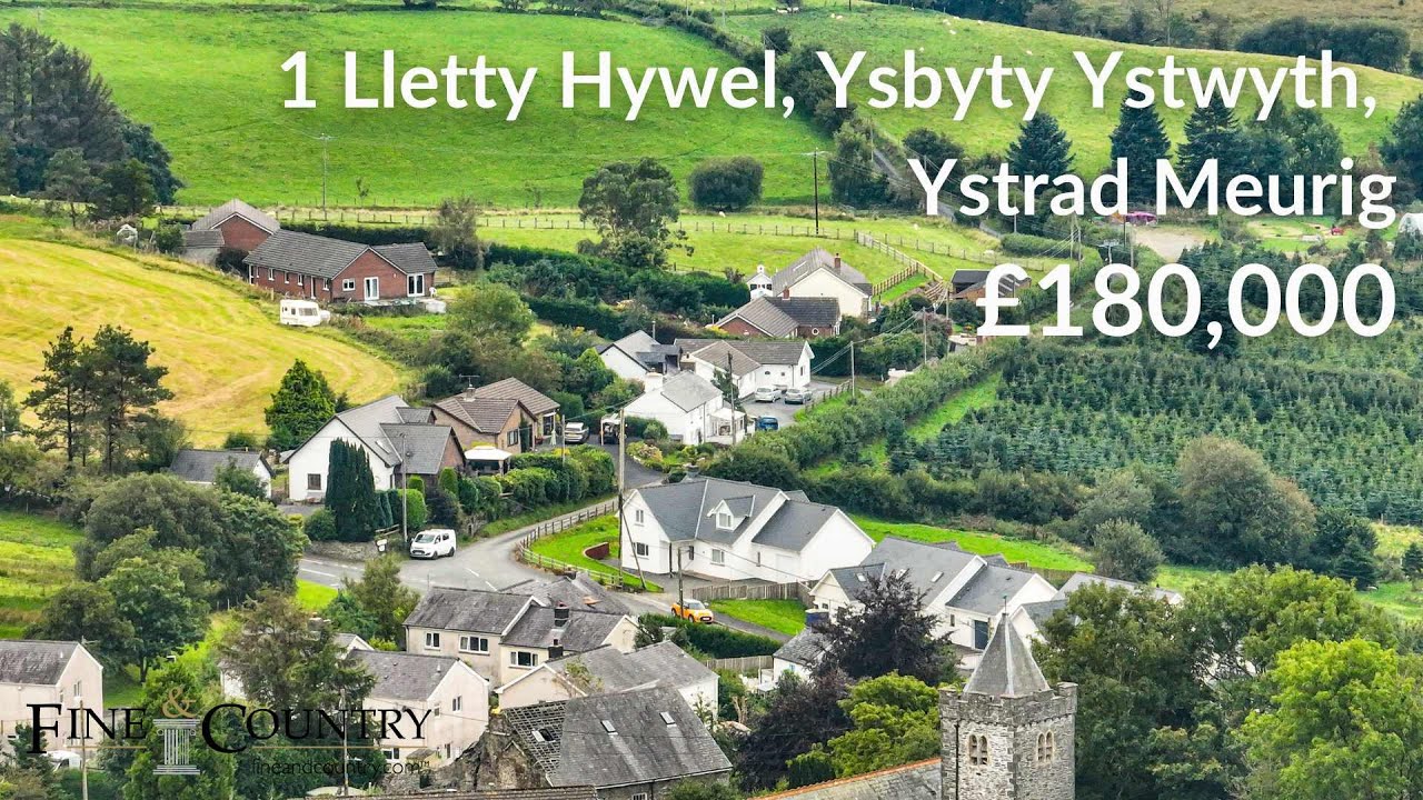 Charming Semi-Detached Home For Sale in Ysbyty Ystwyth, Ystrad Meurig ...