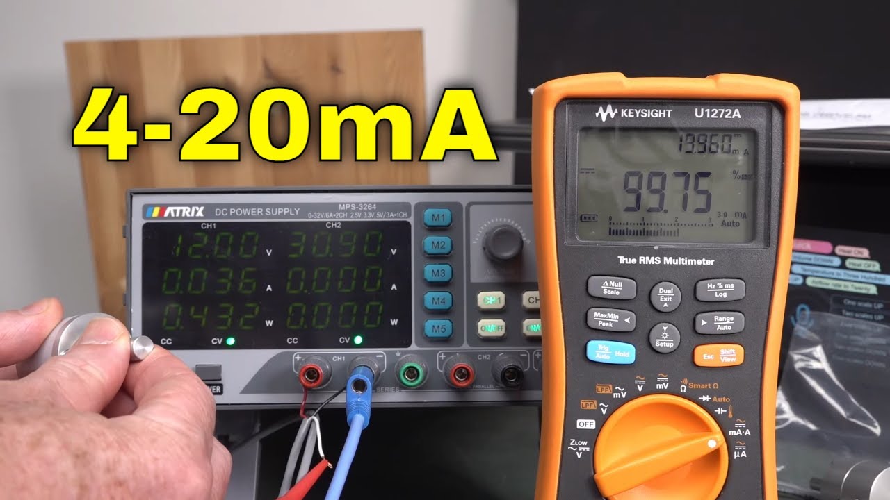 How a 4-20mA Process Control Current Loop Rotational Sensor Works - YouTube