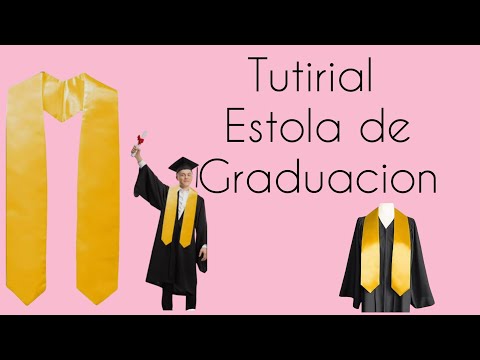 Estola de graduación (tutorial)