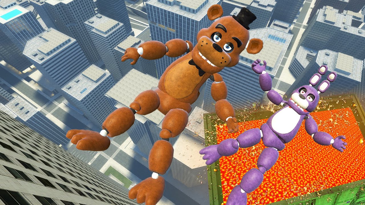 Five Nights at Freddy's - Funny Fails, Crazy Falls, Epic Moments [Gmod ...
