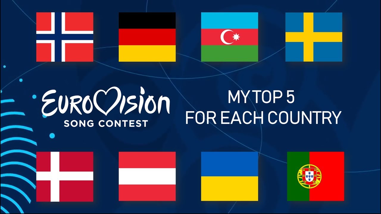 Eurovision Song Contest 2010-2018, My Top 5 for Each Country - YouTube