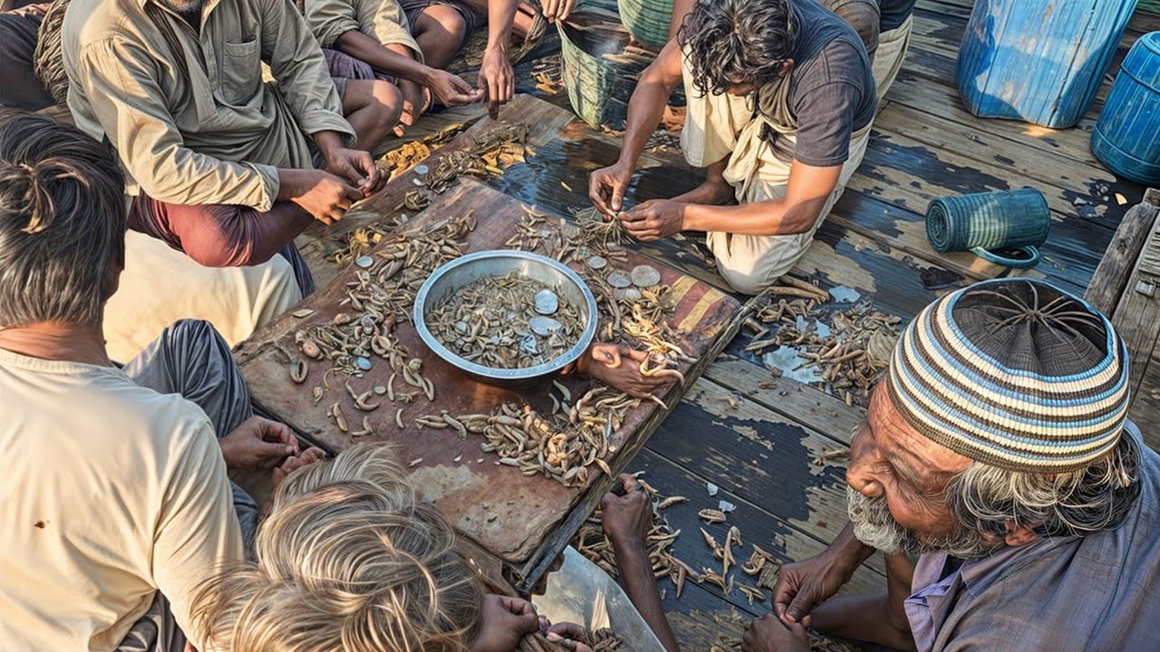 We Traveled For Long Days In The Deep Sea and Caught Mix fish hunting ...