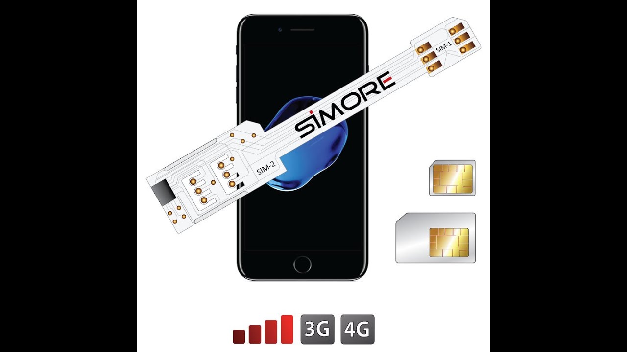 iPhone 7 Dual SIM funda adaptador para iPhone 7 y iPhone 7 Plus ...