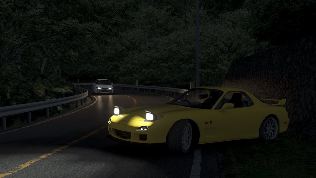 Rx7 Vs Evo IV | Cinematic Battle | AssettoCorsa Touge - YouTube