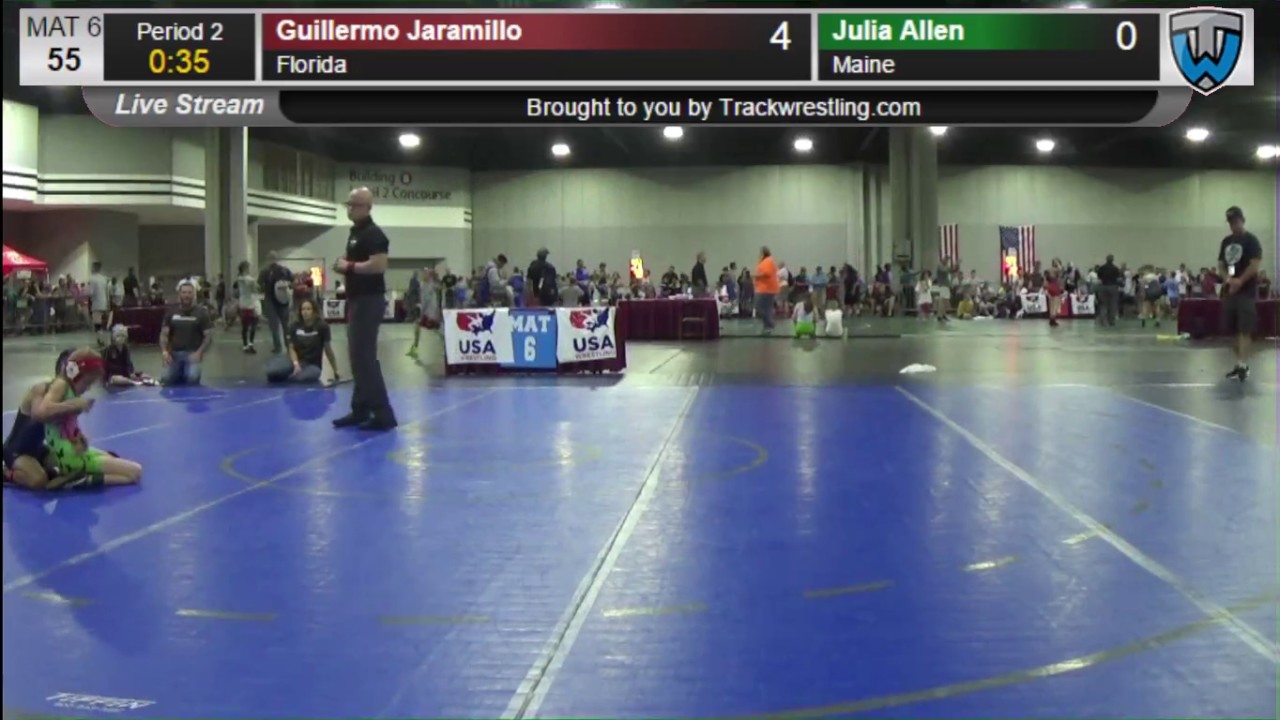 4081 Intermediate 55 Guillermo Jaramillo Florida vs Julia Allen Maine ...