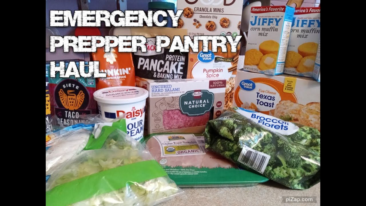 My Prepper Pantry Haul - YouTube