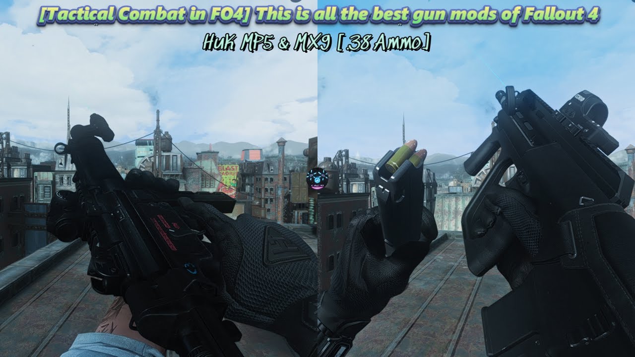 [Tactical Combat in FO4] This is all the best gun mods of Fallout 4 ...