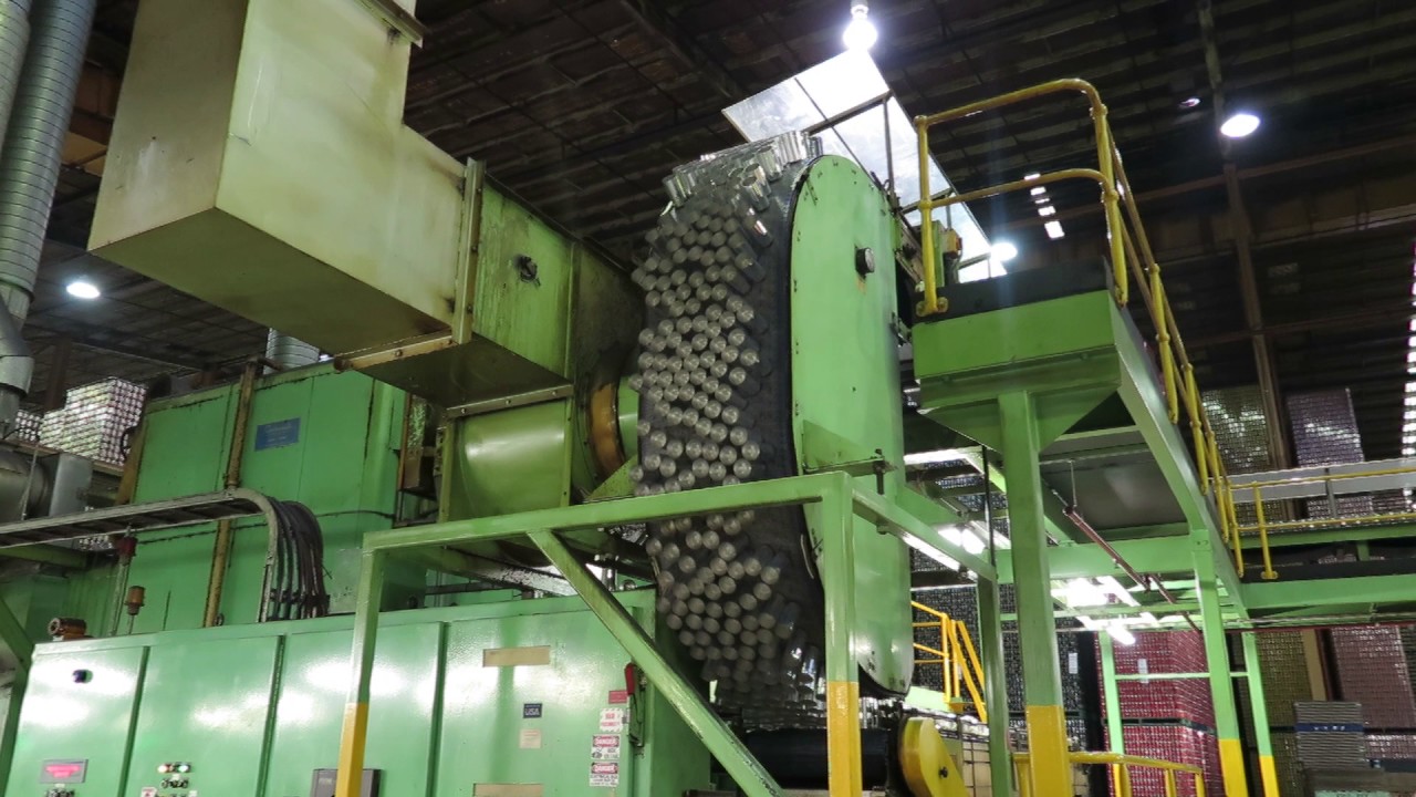 Visy's can factory in Smithfield, Sydney - YouTube
