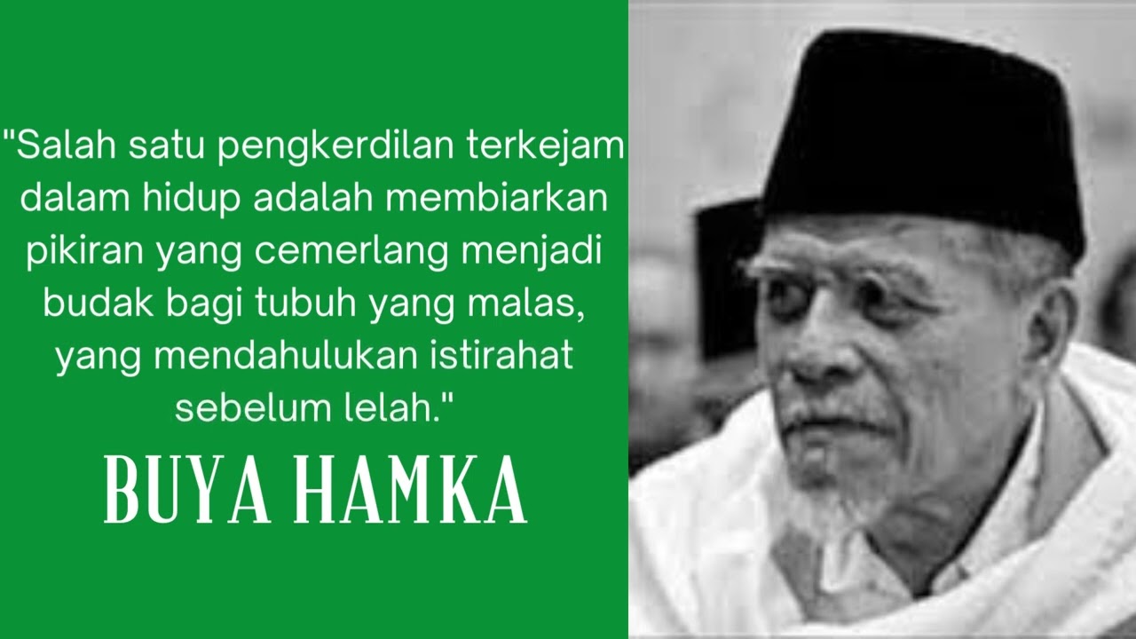 Quotes Buya Hamka - YouTube