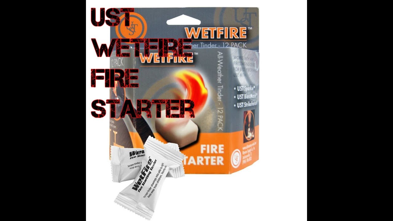 UST Wetfire Fire starter review - YouTube