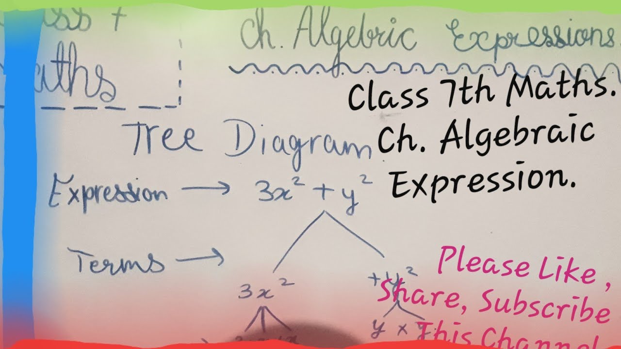 Class 7th Maths. Ch. Algebraic Expression. (part-1).#video - YouTube