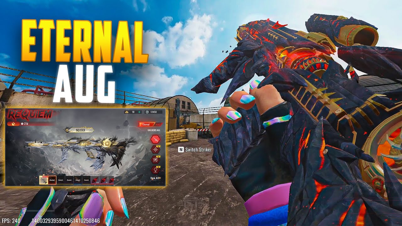 NEW ETERNAL AUG REQUIEM FULL OPENING AND SOLO VS SQUAD GAMEPLAY in ...