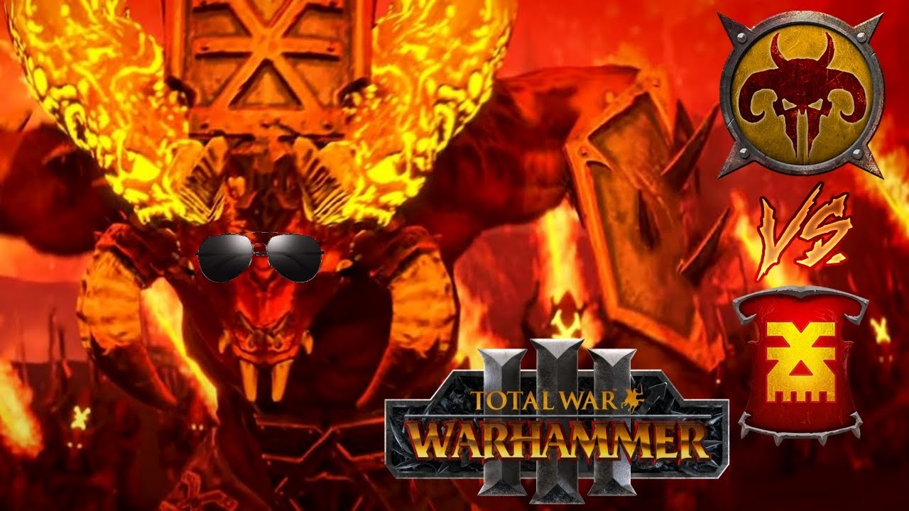THE MORGHUR COUNTER? Khorne vs Beastmen - Total War Warhammer 3 - YouTube