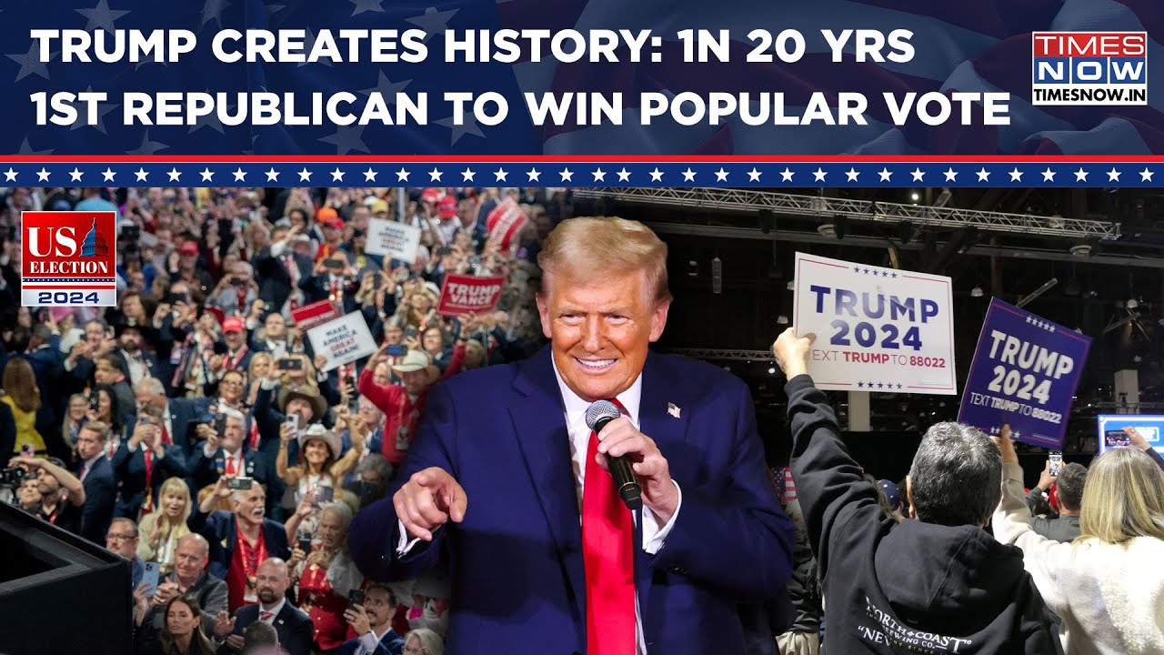US Poll Result: Trump Creates History, After Bush, 1st Republican To ...
